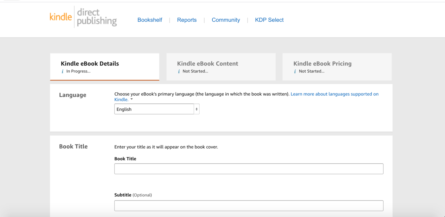 How to Publish a Book on Amazon - The Self Publisher